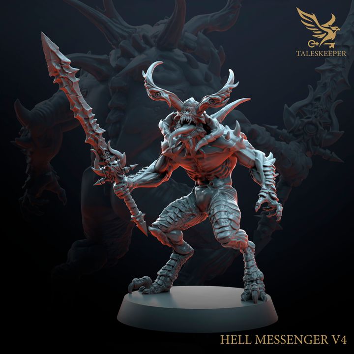 3D Printable HELL MESSENGERS (July) by Tales Keeper
